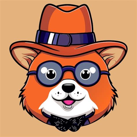 귀여운 퍼그 개 손으로 그린 만화 스티커 아이콘 개념 격리된 그림 프리미엄 Ai 생성 벡터