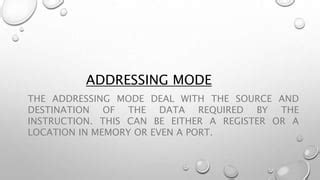 Based And Indexed Addressing PPTX Programming Languages Computing