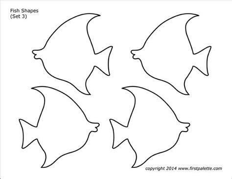 Printable Fish Template For Preschool