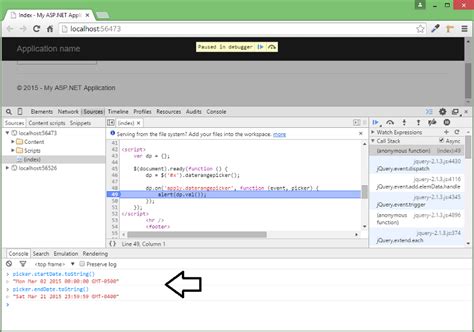 Solved Get Start And End Dates With Bootstrap Daterangepicker