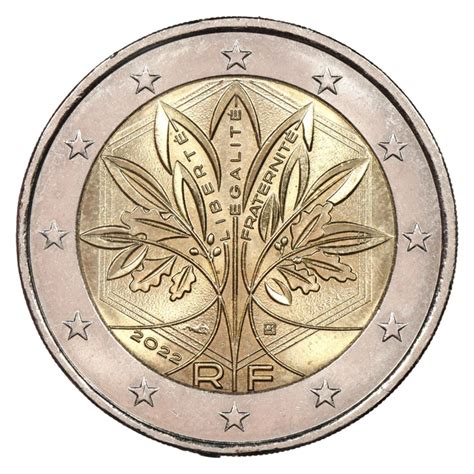 France 2 Euros 2022 Arbre De Vie Nouveau Design Pièce De Monnaie Française Eur 8 00