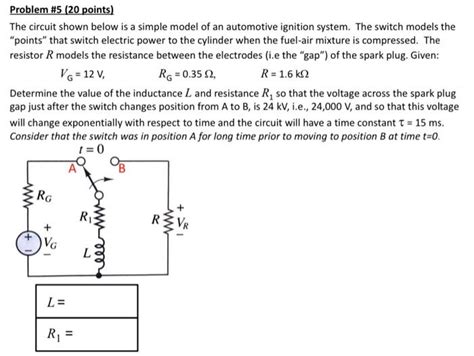 Solved Problem 5 20 Points The Circuit Shown Below I