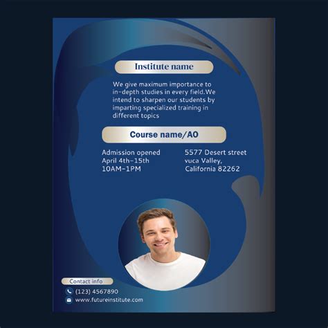 Educational Flyer Design Unique Flyer Template Educational Flyer Template With 4 Color