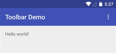 Implementing Material Design Toolbar Using Appcompat Library Android