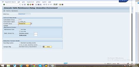 Solved Tmg Table Maintenance Generator Se11 Sap Community