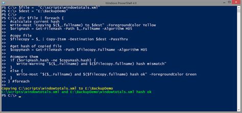 hashing it out in powershell using get filehash