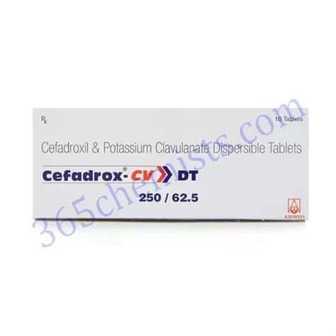 Cefadrox Cv 250mg Tablet Clavulanic Acid Usa Fast Delivery