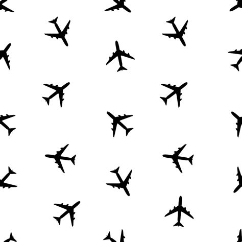 비행기 원활한 패턴 배경 벡터 일러스트 레이 션 Eps10 하늘 비행기 수송 배경 일러스트 및 사진 무료 다운로드 Pngtree