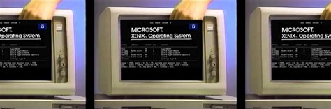 Microsofts Forgotten Unix Operating System Xenix Vintagecomputing