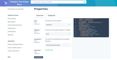 how to create a custom datetime property in hubspot