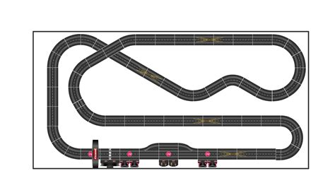 Carrera Track Layouts Carrera Track Layout Design On A 4 2m X 2 4m