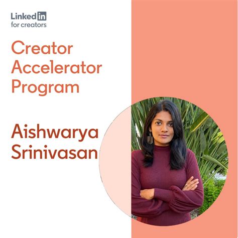 Aishwarya Srinivasan On Linkedin Thankyou Linkedin Events Content