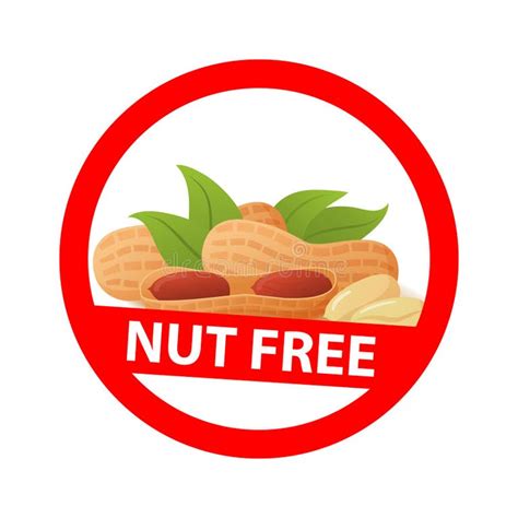 Nut Allergy Symbol Stock Illustrations 1774 Nut Allergy Symbol Stock