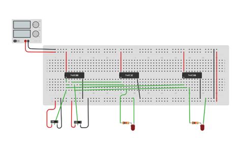circuit design demorgan s 2 tinkercad