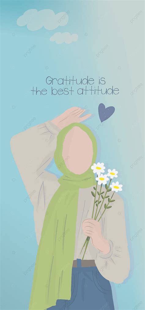 Hijab Girl Quotes Wallpaper Background Wallpaper Image For Free