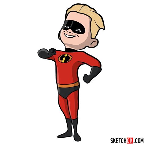 How To Draw Dash From The Incredibles