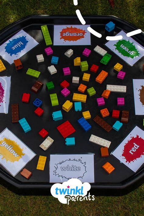 Colour Sorting Tuff Tray Tuff Tray Color Sorting Diy Babe Toys