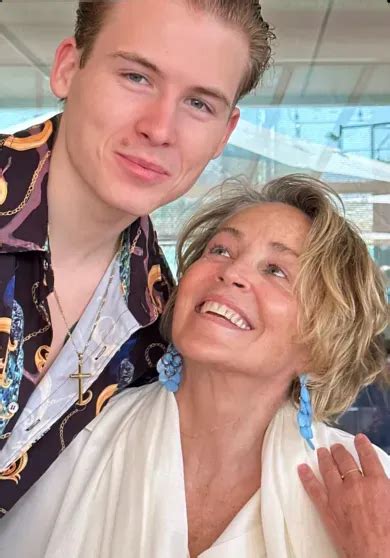 Sharon Stone Delights Fans With A Rare Photo Of Her Younger Son Bblv