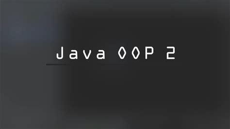 Java Object Oriented Programming 2 Data Types Class Constructors And