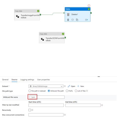 Delete Specific File Types From Azure Blob Storage In Azure Data