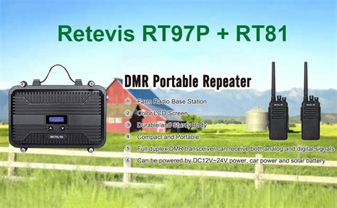 How To Build A Repeater With Two Mobile Radios Retevis Rt97p Dmr Repeater With Rt81