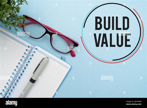 Handwriting Text Build Value Concept Meaning Efficient Enough Way That