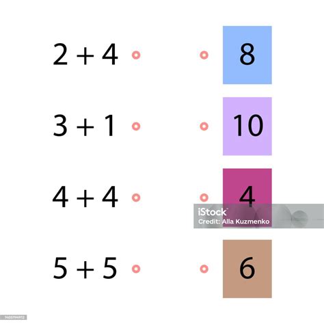 접이식 트레이너 정답을 선택합니다 추가 테이블 누락된 숫자를 입력합니다 논리 게임 수학에 어린이 교육 포스터 다채로운 큐브와 학교 벡터 일러스트 0명에 대한 스톡 벡터 아트