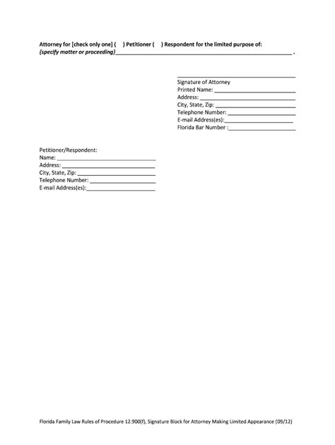 Signature Block Attorney Fill Out Sign Online DocHub