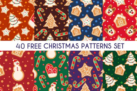 40 Free Christmas Patterns Free Psd Templates