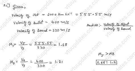 Compare The Mach Number Of A Jet Fighter Traveling With 2000 Km Hr 1
