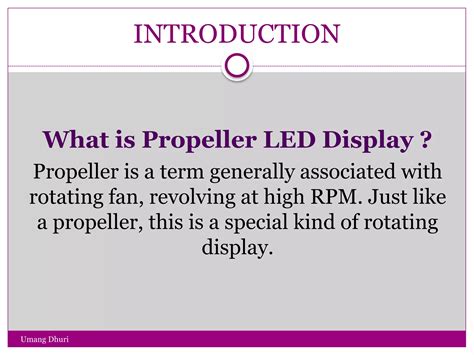 Led Display Propeller Pptx Consumer Electronics Technology And Computing