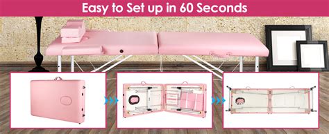 Masajeo Lash Bed For Lash Extensions Portable Lash Bed