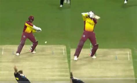 Watch Kyle Mayers Smashes A Stunning Six Against Australia