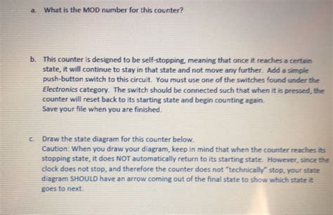 solved a what is the mod number for this counter b this