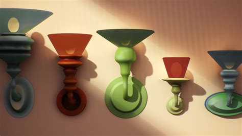 Procedural Stylized Wall Lamp Breakdown SideFX