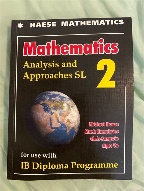 Ib Mathematics Aa Sl Haese Textbook Hobbies And Toys Books And Magazines Textbooks On Carousell
