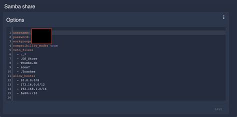 Samba Warning Message In SU Logs Configuration Home Assistant Community