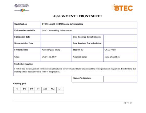 assignment 1 nguyen quoc trung gcd210267 assignment 1 front sheet