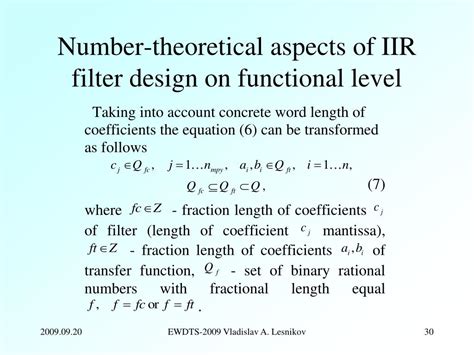 PPT A New Paradigm In Design Of IIR Digital Filters PowerPoint Presentation ID