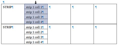 Writer Is There Any Way To Duplicate A Table Row Containing Merged