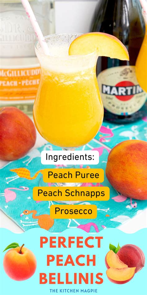 Perfect Peach Bellinis Bellini Recipe Bellini Cocktail Recipes