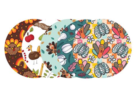 Glucomart Premium Dexcom G7 Overpatches Thanksgiving Dexcom Patch 5 Pack