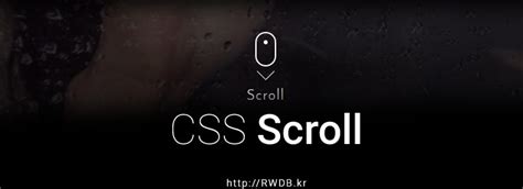 Css 구현 스크롤 유도 표기 Rwdb