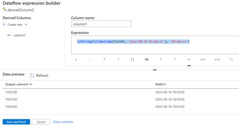 Time Function In Azure Data Factory Expression Builder Microsoft Qanda