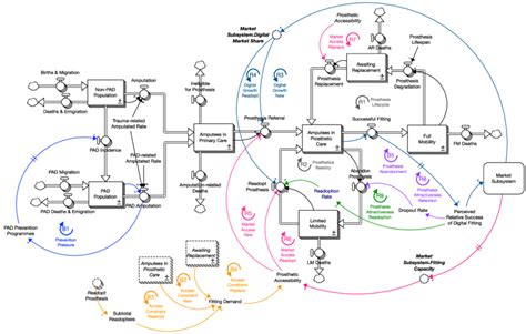 1 Simplified Model Structure Of Prosthetic Care System Feedback Loop