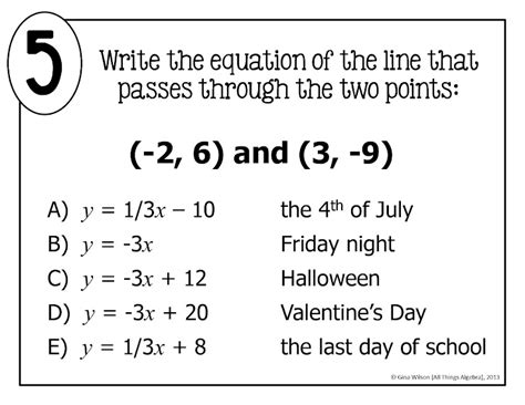 Write The Equation Of The Line That Passes Through The Two Points 2 6