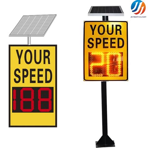 Best Solar Powered Traffic Radar Signs For Accurate Speed Detection Exporter Service Jinke