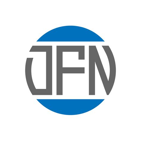 Dfn Letter Logo Design On White Background Dfn Creative Initials