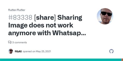Share Sharing Image Does Not Work Anymore With Whatsapp On IOS Issue Flutter
