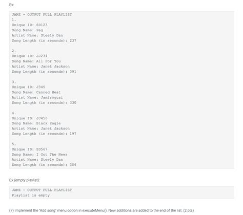 Solved 88 Lab Program Playlist You Will Be Building A